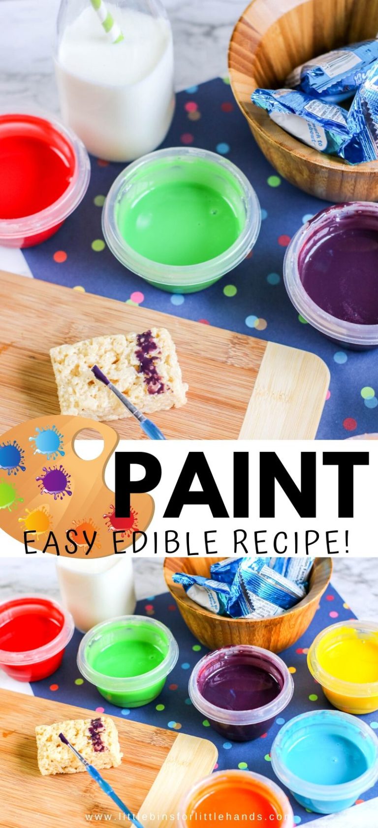 Edible Paint For Fun Food Art! - Little Bins for Little Hands