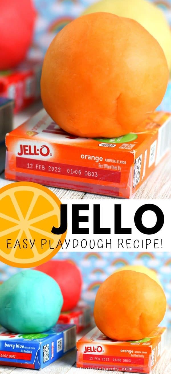 Jello Playdough Recipe - Little Bins for Little Hands