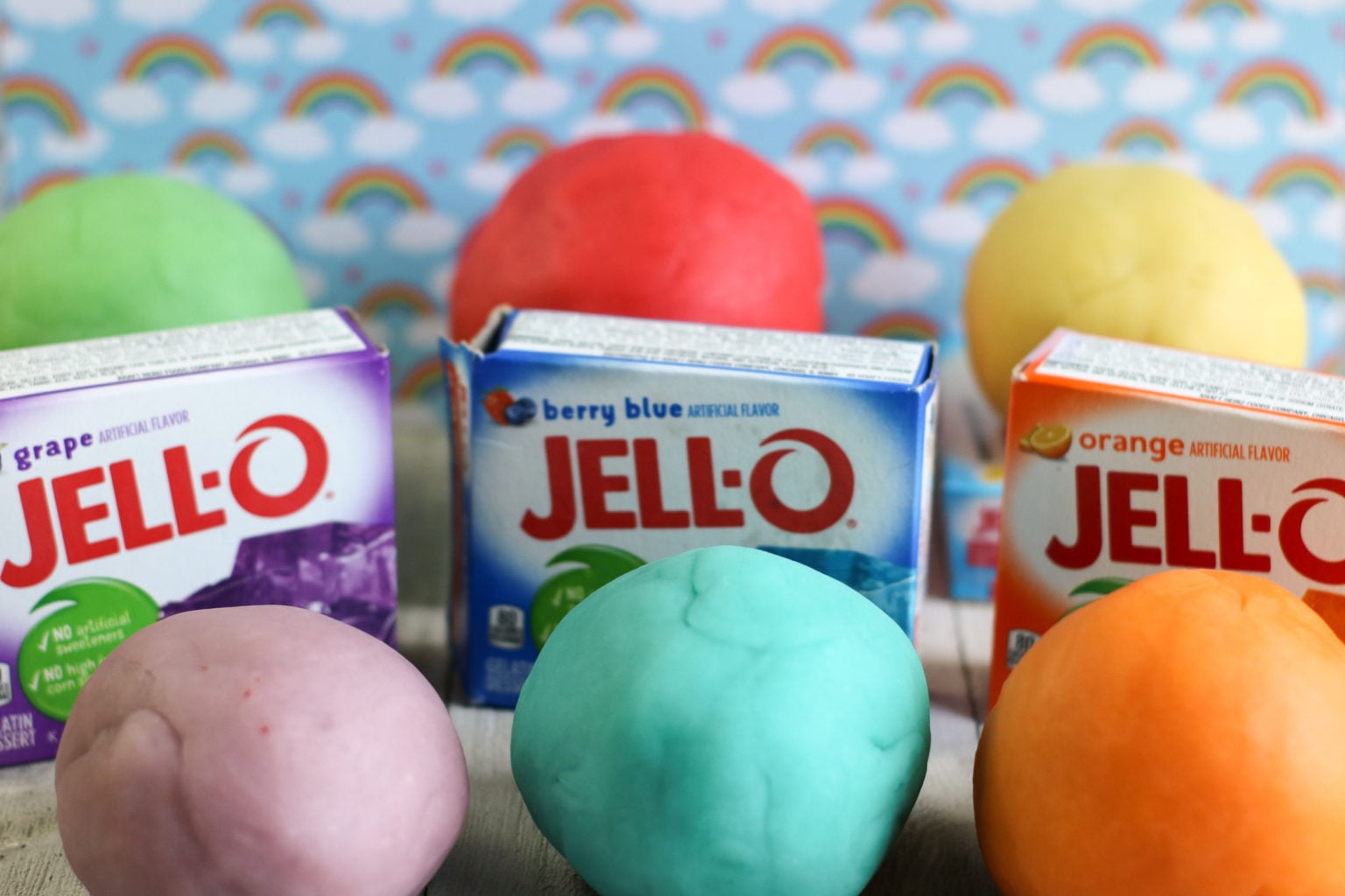 Jello Playdough Recipe - Little Bins for Little Hands