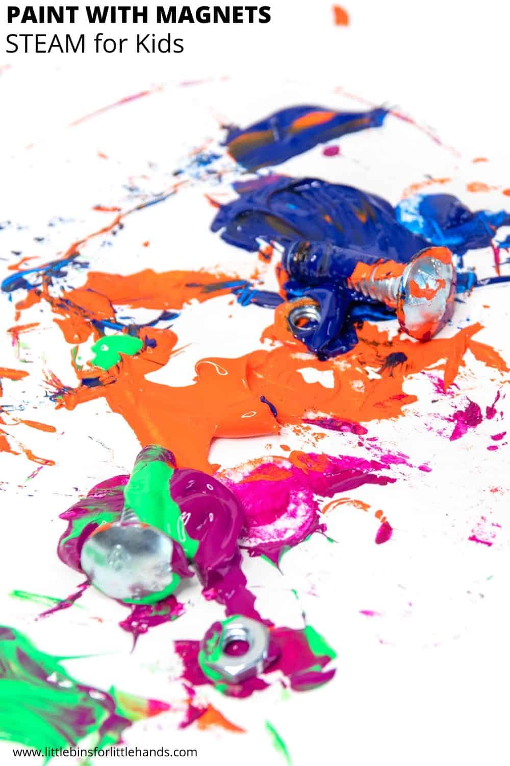 Magnetic Painting: Art Meets Science! - Little Bins for Little Hands