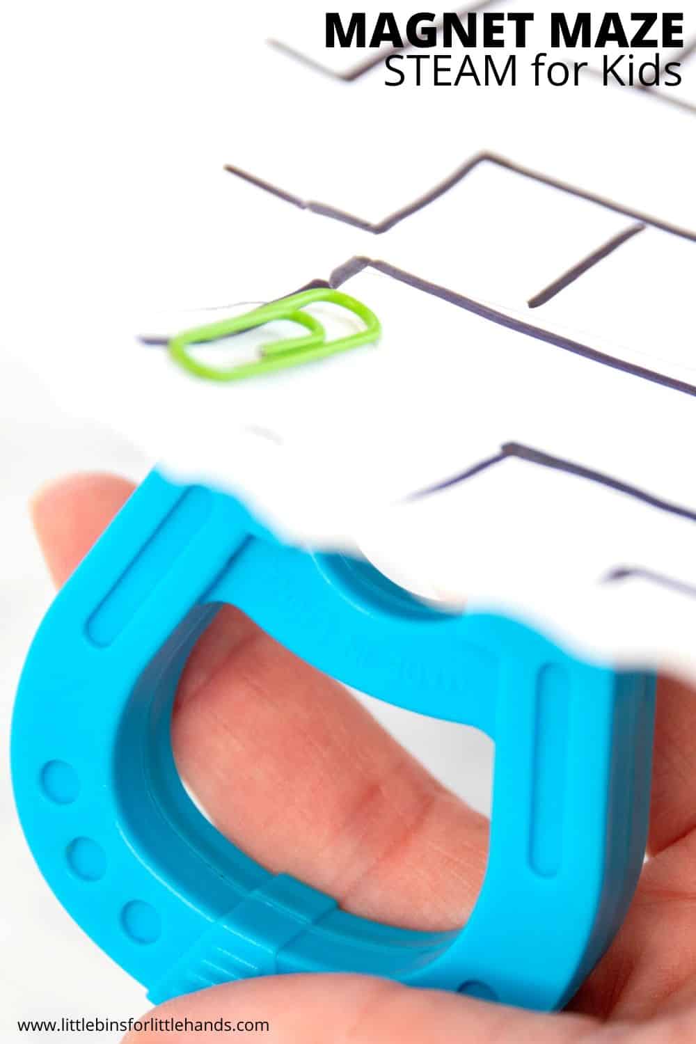 DIY Magnetic Maze Puzzle - Little Bins for Little Hands