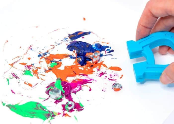 Magnetic Painting: Art Meets Science! - Little Bins for Little Hands