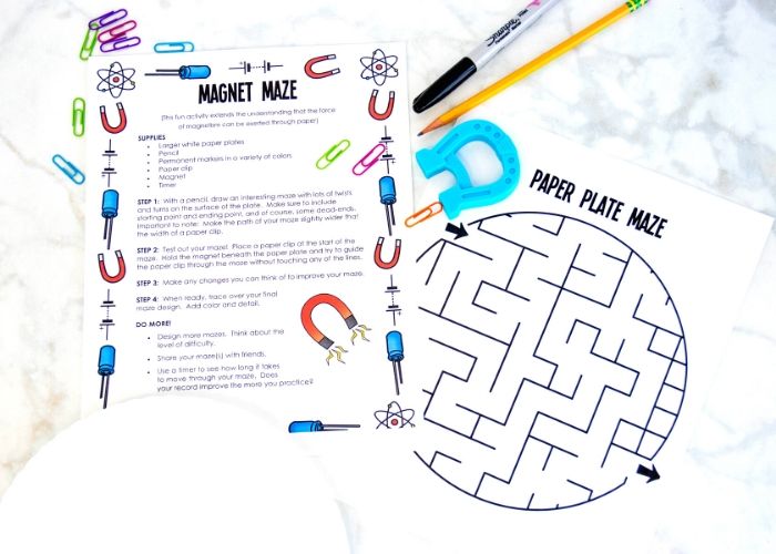 DIY Magnetic Maze Puzzle - Little Bins for Little Hands