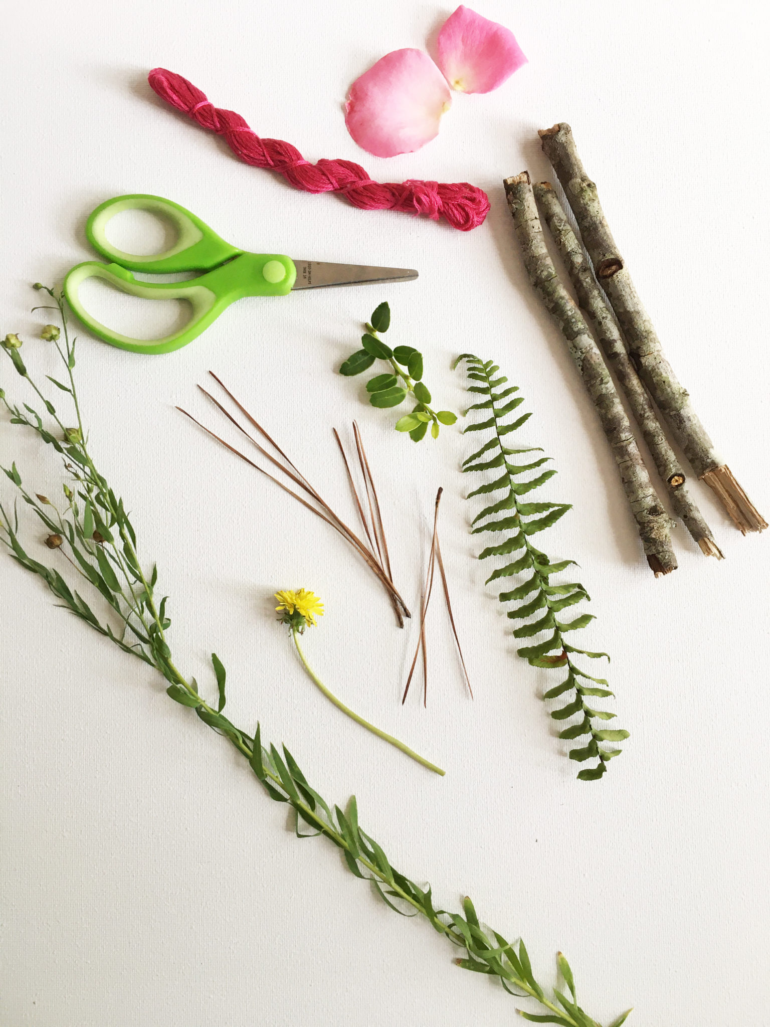 Nature Weaving with Found Object Art - Little Bins for Little Hands