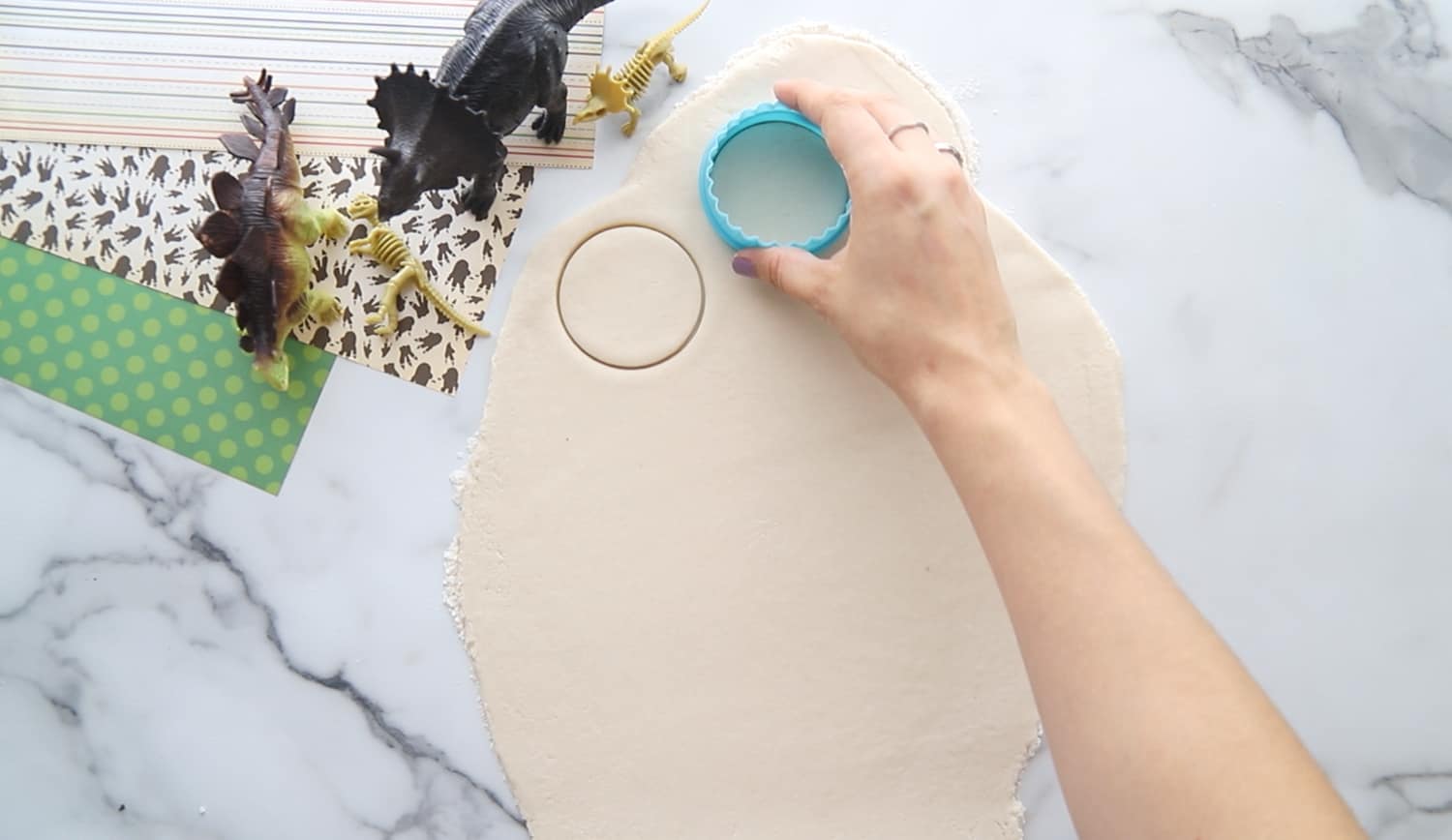 How to Make Salt Dough Fossils (DIY Dinosaur Fossils for Kids)