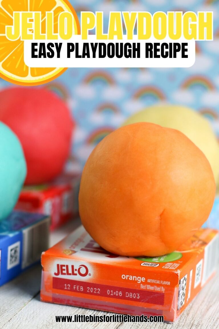 Jello Playdough Recipe - Little Bins for Little Hands