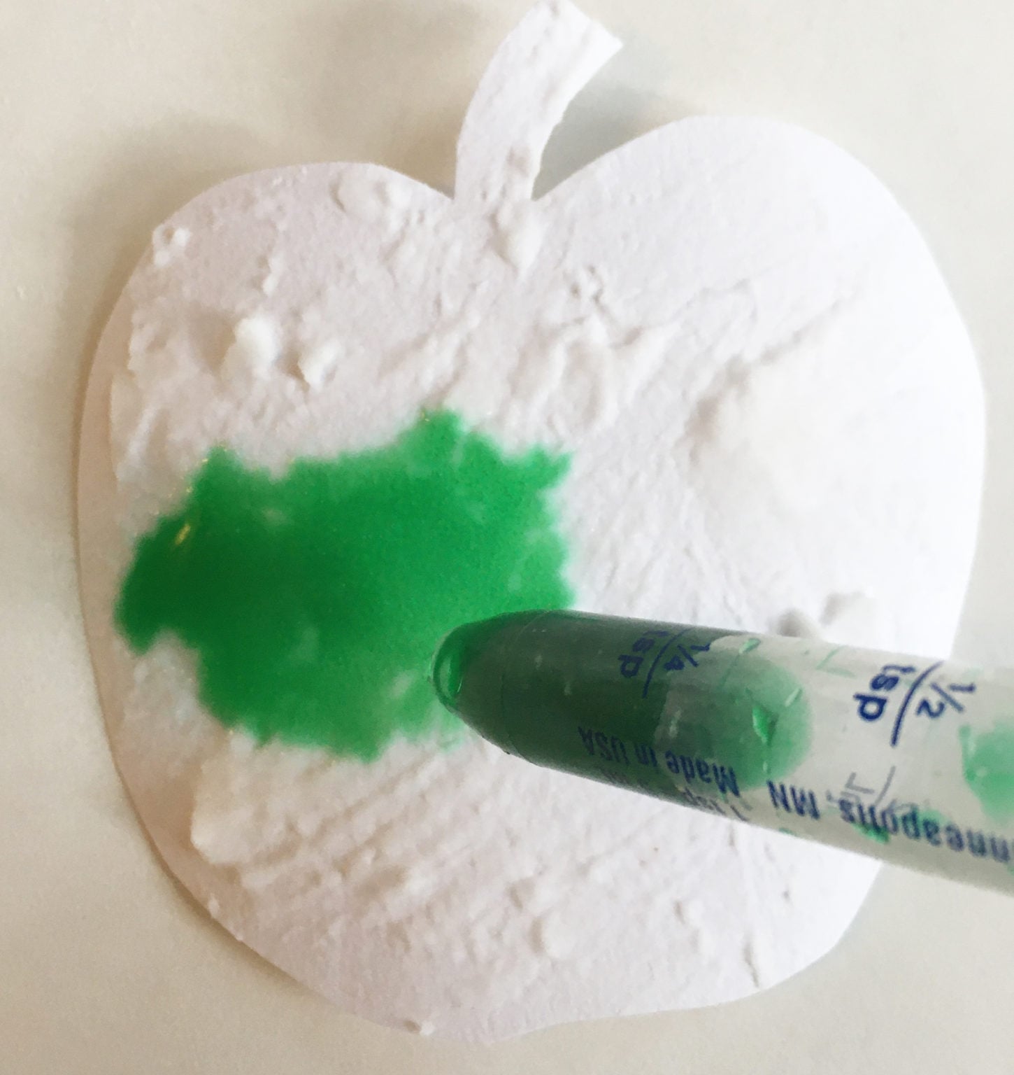 Fizzy Apple Art For Fall - Little Bins for Little Hands