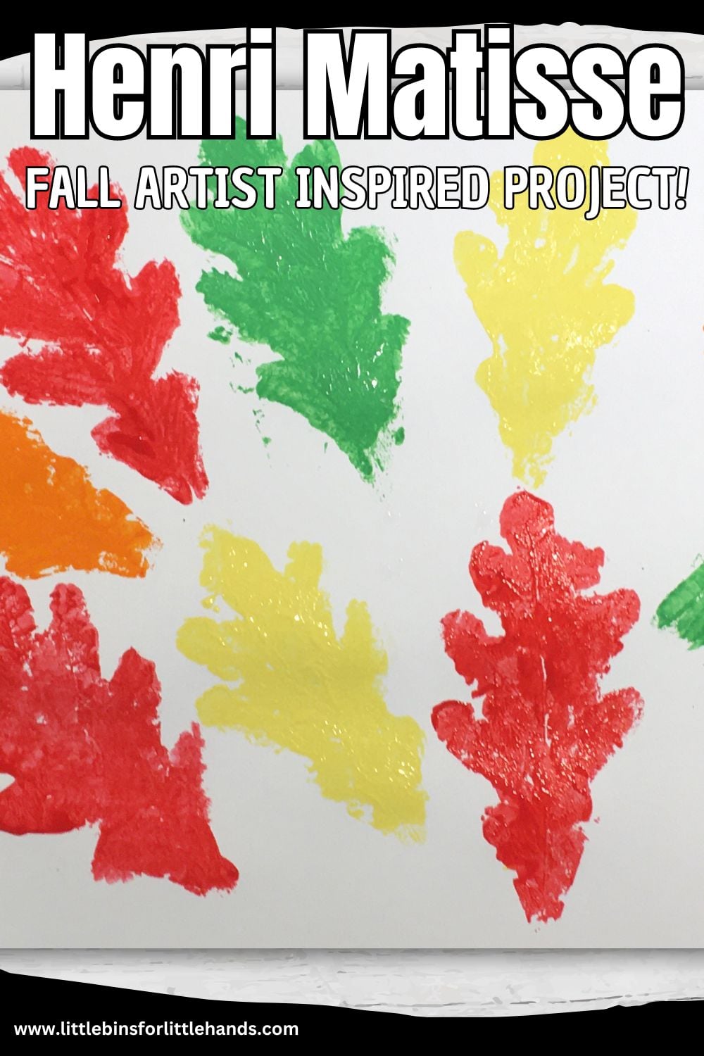 Matisse Art Project with Real Leaves - Little Bins for Little Hands