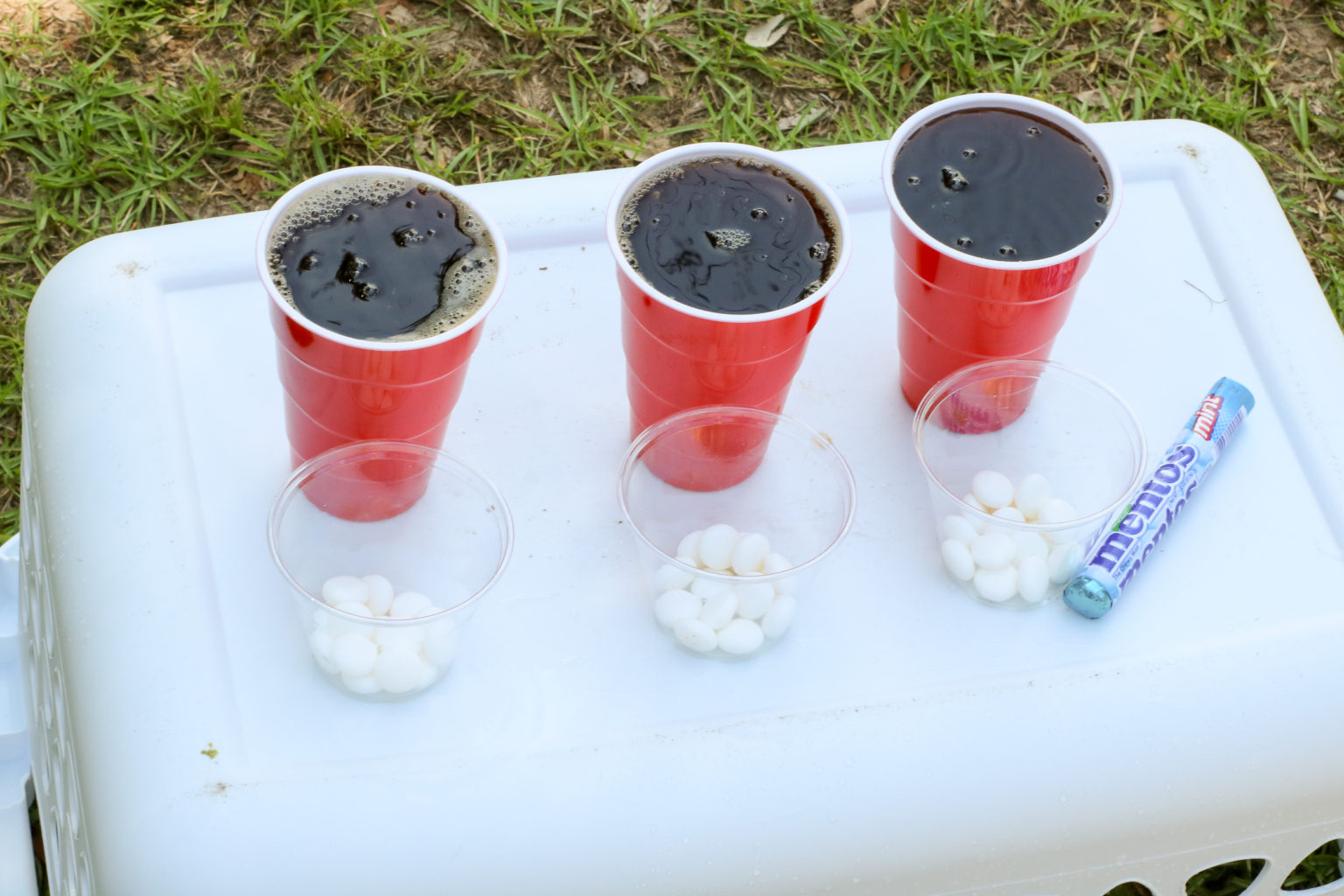 Erupting Mentos and Coke Experiment - Little Bins for Little Hands