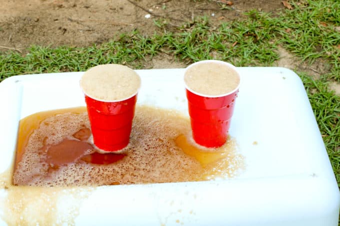 Erupting Mentos and Coke Experiment - Little Bins for Little Hands