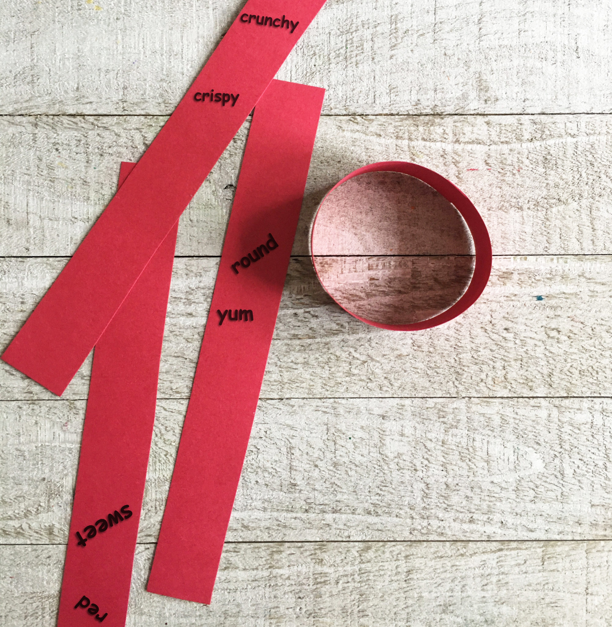 3D Apple Craft For Fall - Little Bins for Little Hands