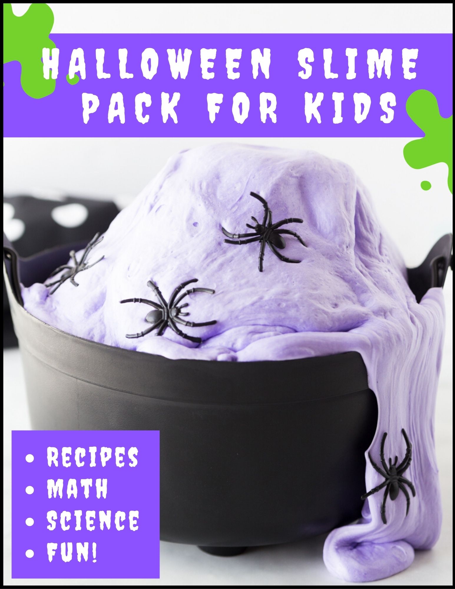 Witches Brew Slime Recipe for Kids - Little Bins for Little Hands