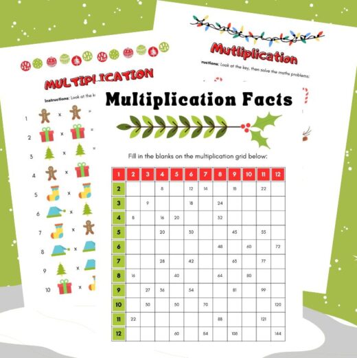 Christmas Math Activities & Printable Worksheets - Little Bins for ...