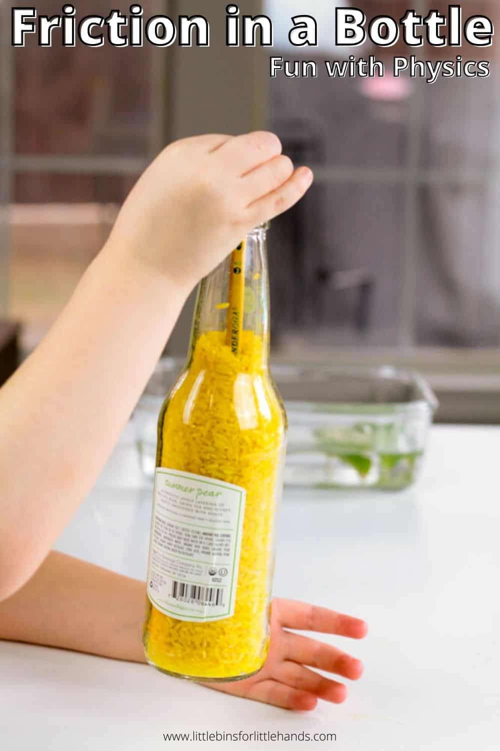 Floating Rice Friction Experiment for Kids