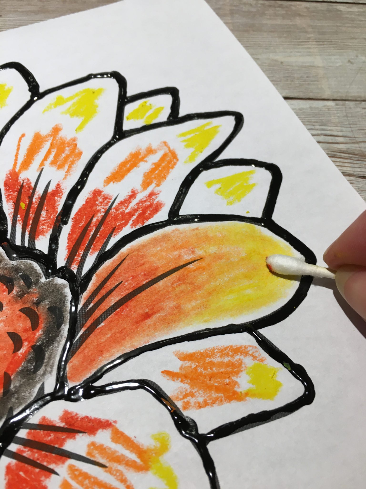 Georgia O’Keeffe Flower Art Project (Oil Pastel Flowers for Kids)