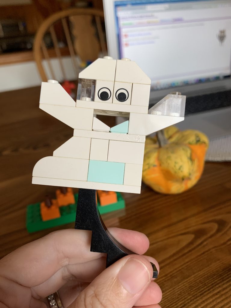 LEGO Ghost Building Challenge - Little Bins for Little Hands
