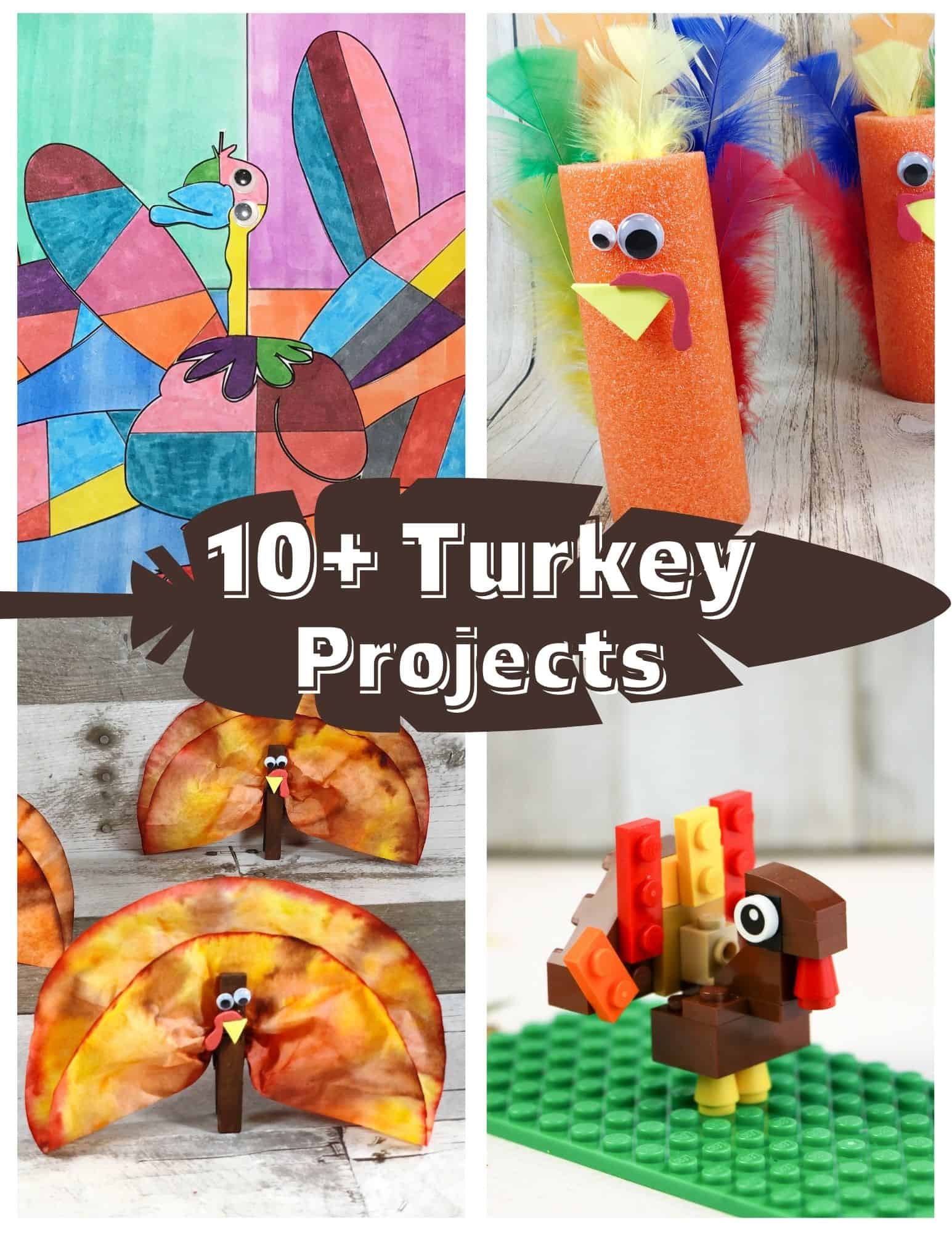 Cute Turkey Crafts For Kids - Little Bins for Little Hands
