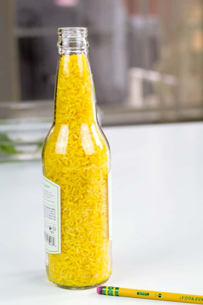 Floating Rice Friction Experiment for Kids