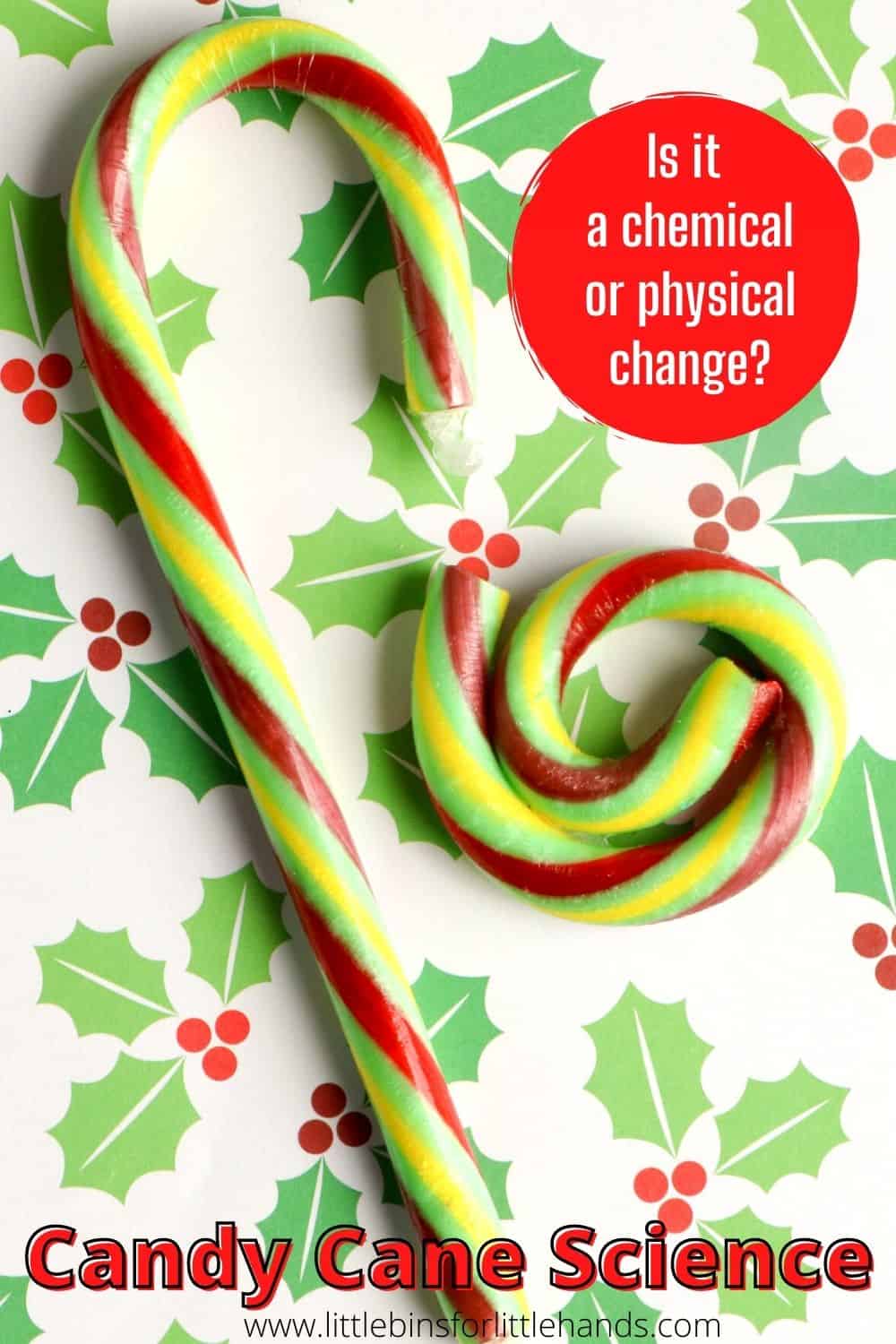 Bending Candy Canes - Little Bins for Little Hands