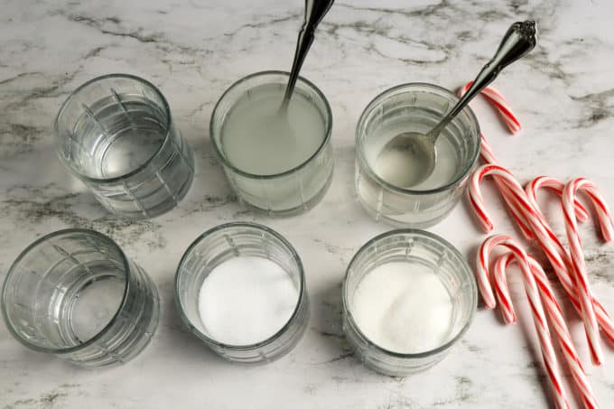 Dissolving Candy Cane Experiment - Little Bins for Little Hands