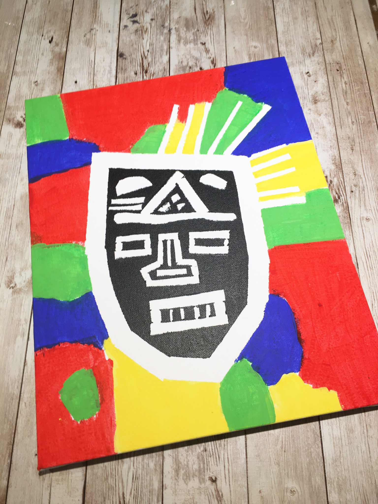 Basquiat Self Portraits Art Project - Little Bins for Little Hands