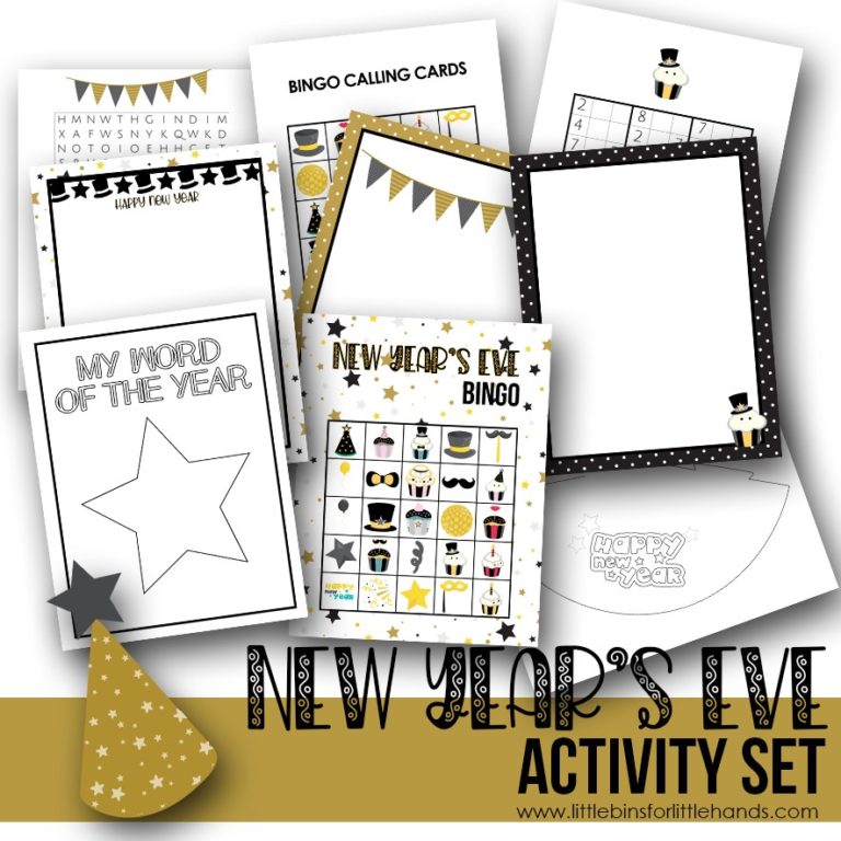 New Years Ball Drop Craft - Little Bins for Little Hands