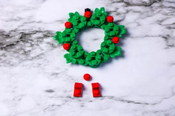 LEGO Christmas Wreath Ornament - Little Bins for Little Hands