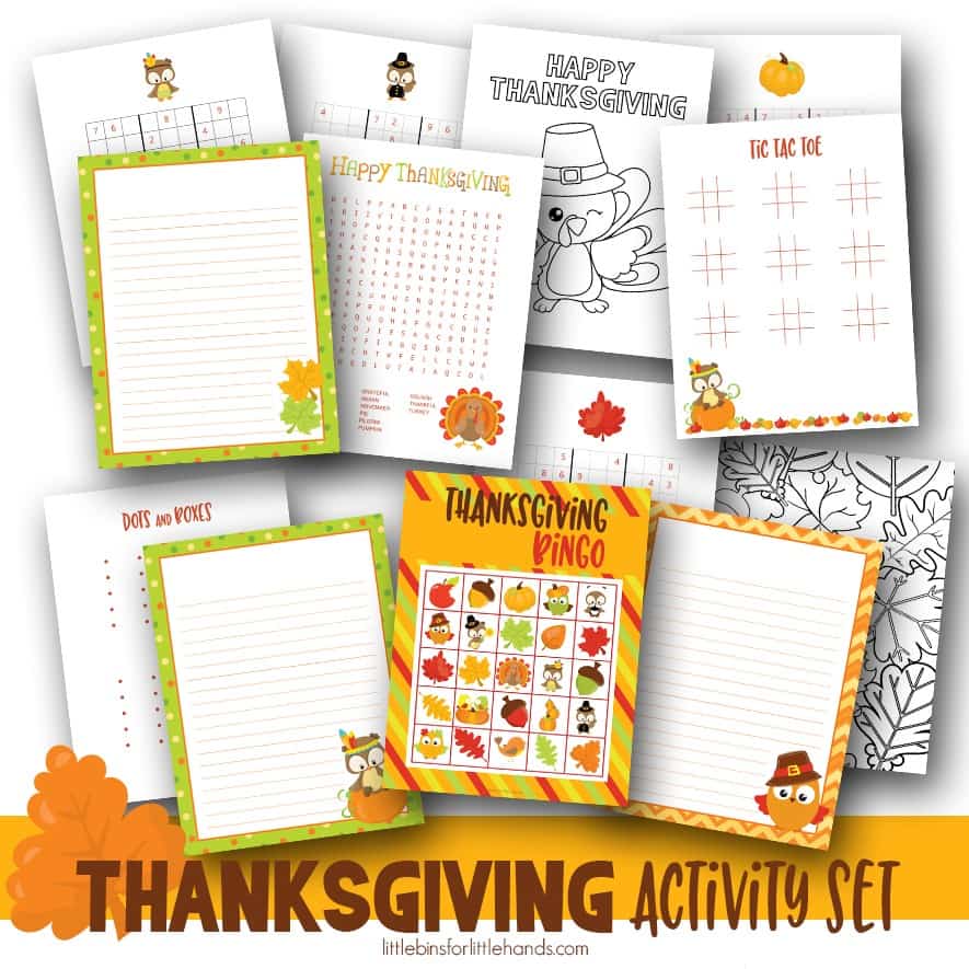 Thanksgiving Bingo - Little Bins for Little Hands