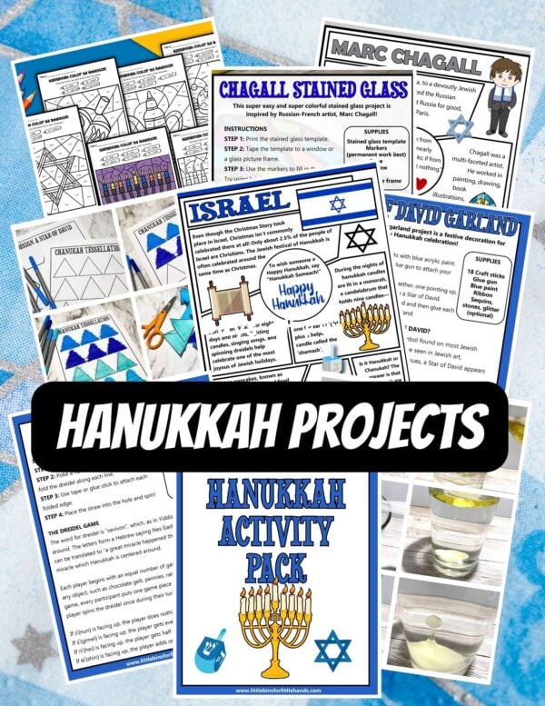 Printable Hanukkah Activities for Kids - Little Bins for Little Hands