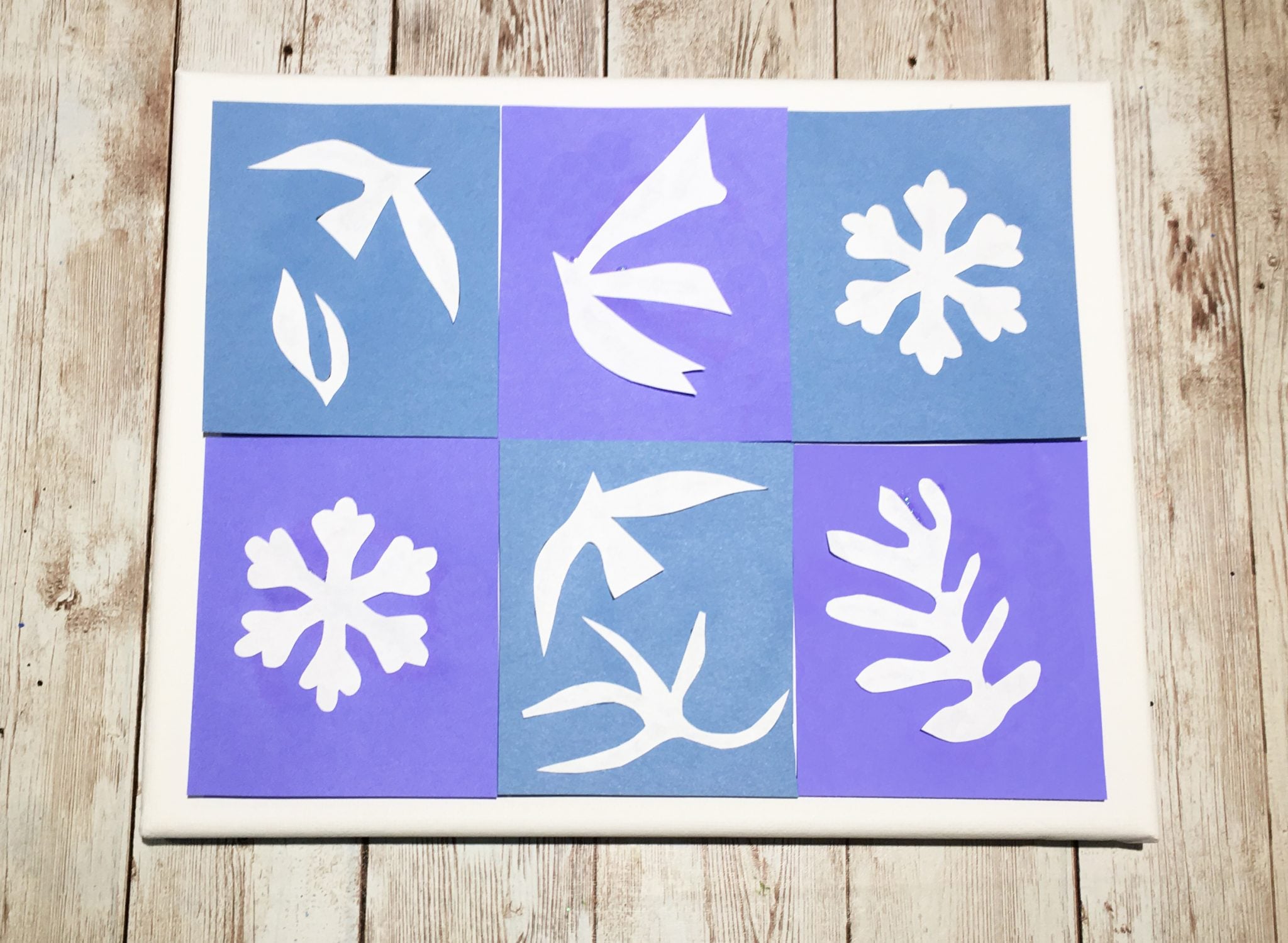 Matisse Birds Collage Art For Kids - Little Bins for Little Hands