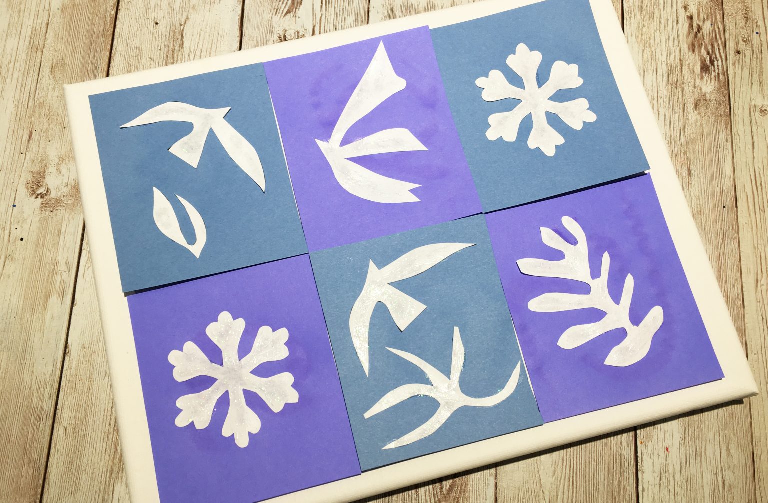 Matisse Birds Collage Art For Kids - Little Bins for Little Hands