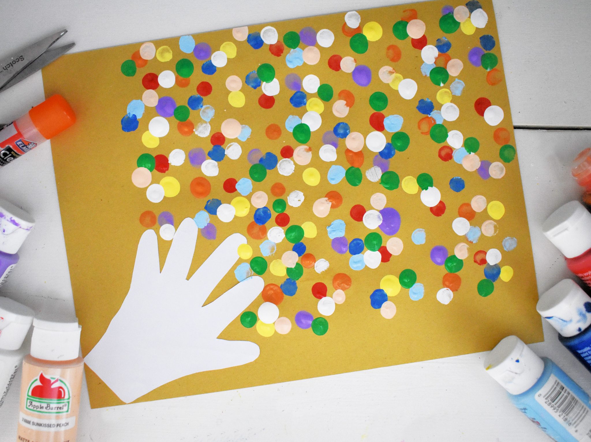 New Years Handprint Craft - Little Bins for Little Hands