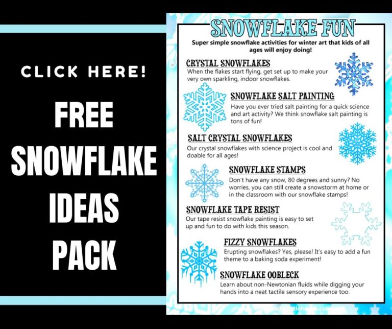 23 Snowflake Crafts For Kids - Little Bins for Little Hands