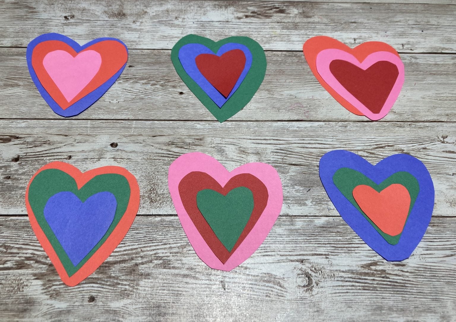 Kandinsky Hearts Art Project For Kids - Little Bins for Little Hands