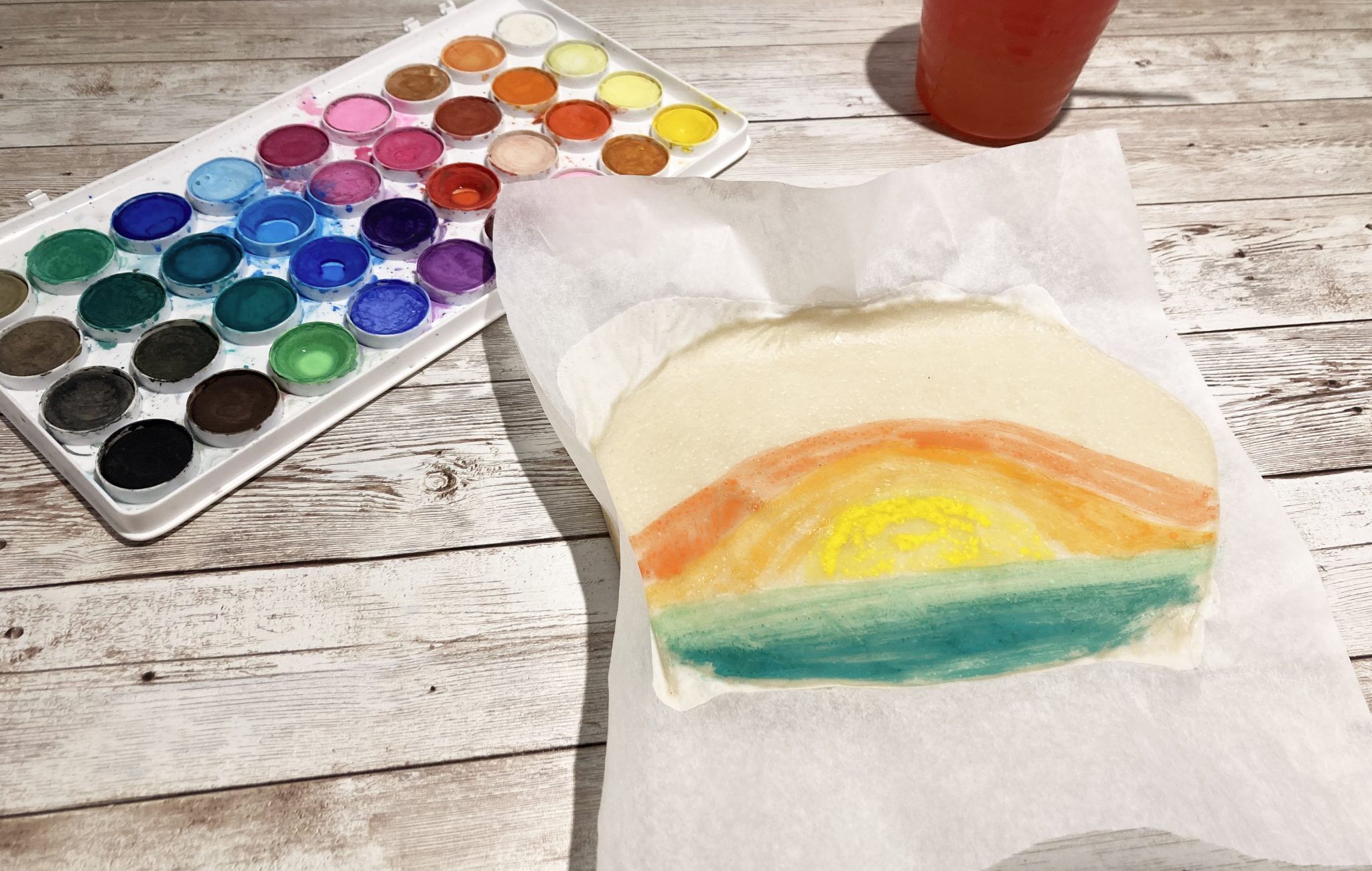 Michelangelo Fresco Painting For Kids - Little Bins for Little Hands