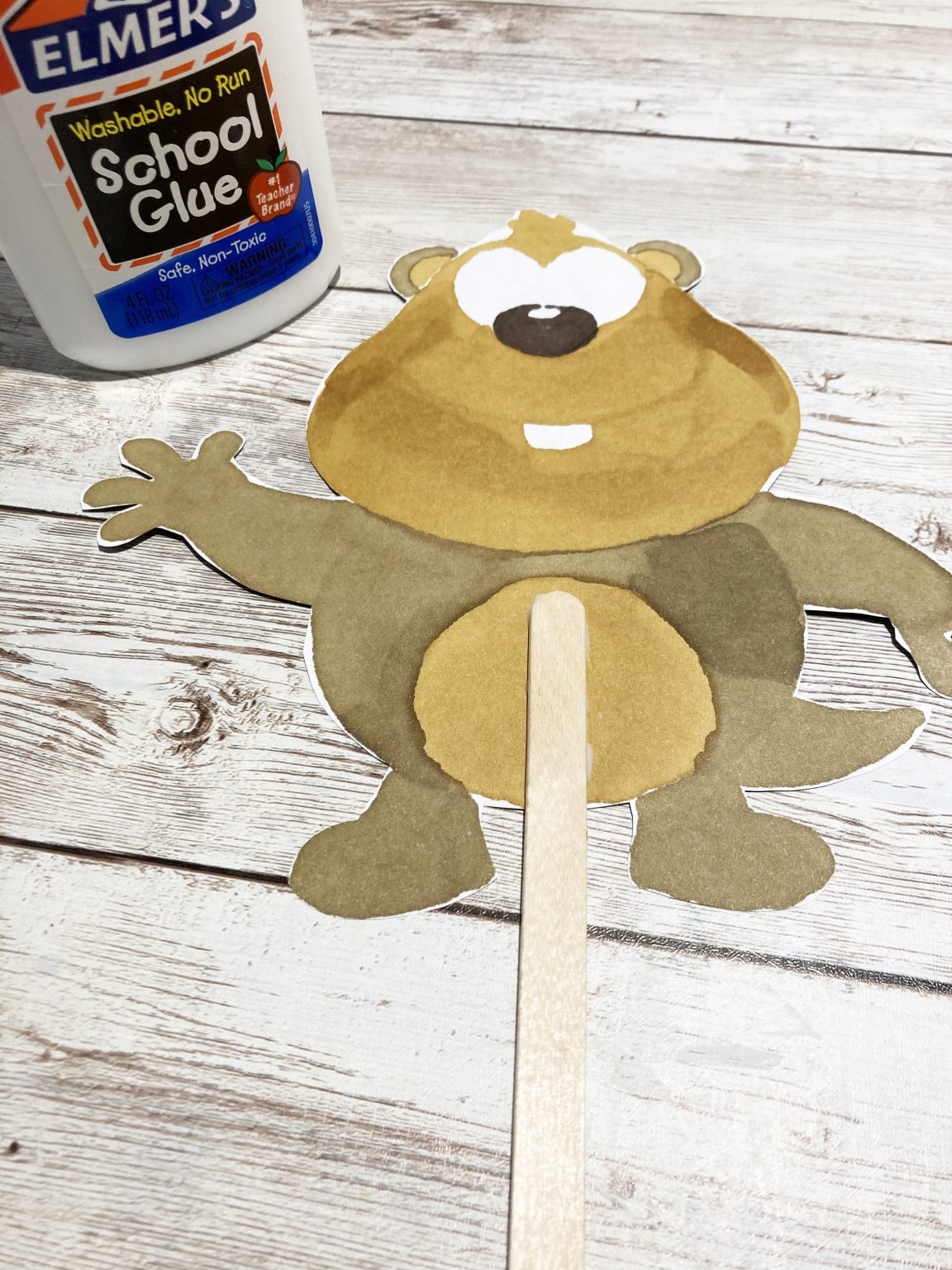 Groundhog Day Puppet - Little Bins for Little Hands