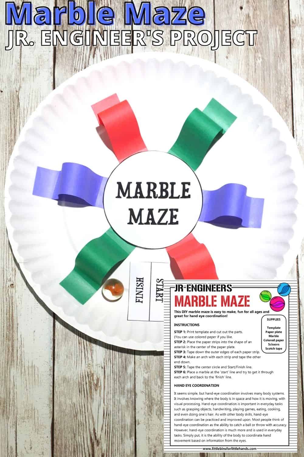 Marble Maze - Little Bins for Little Hands