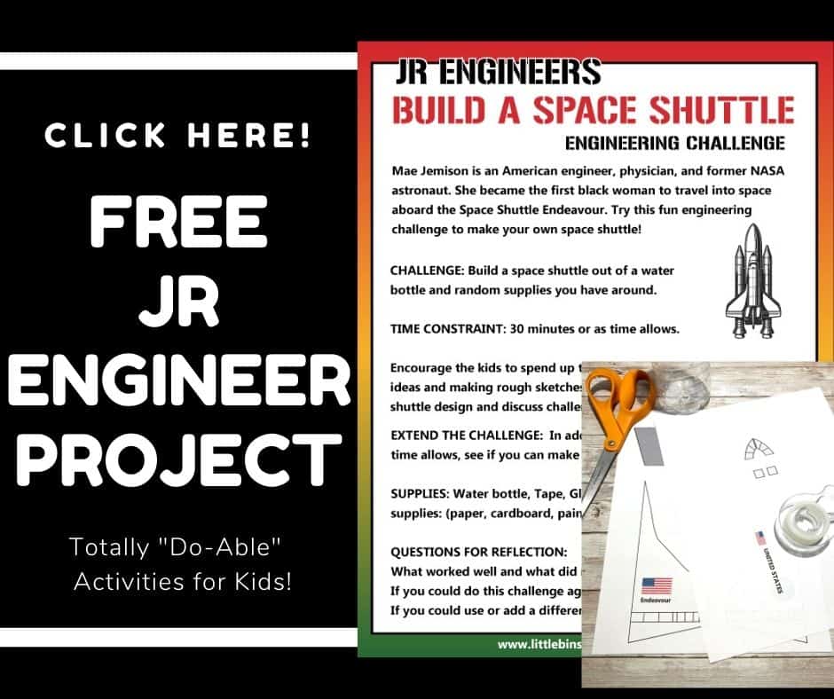 Space Shuttle Project - Little Bins for Little Hands