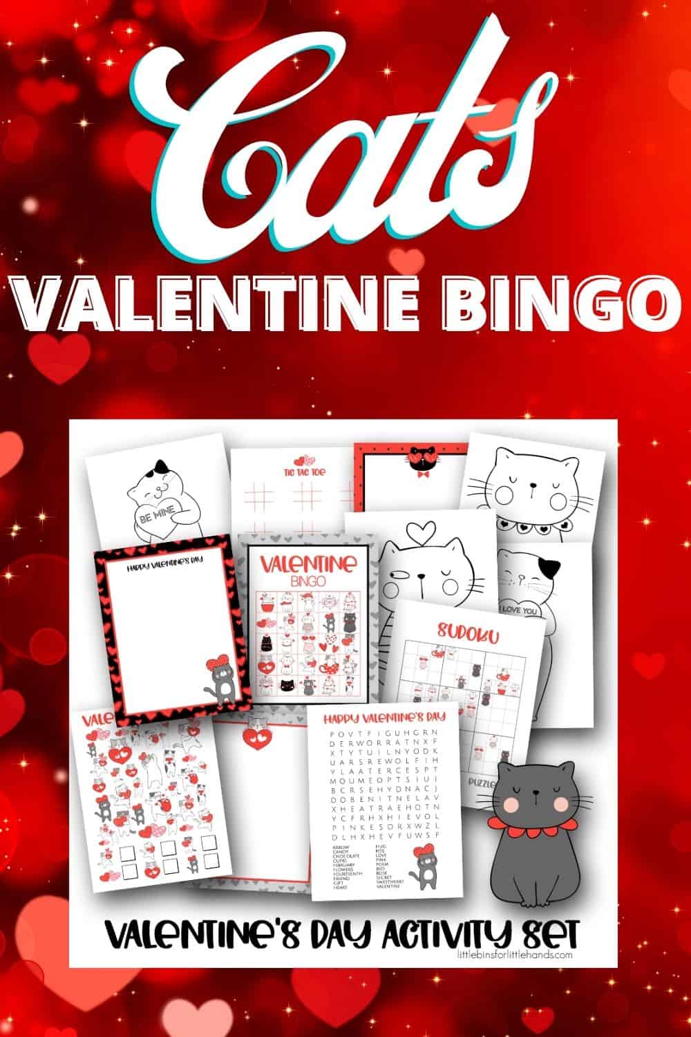 Valentine Bingo (Free Bingo Cards) - Little Bins for Little Hands