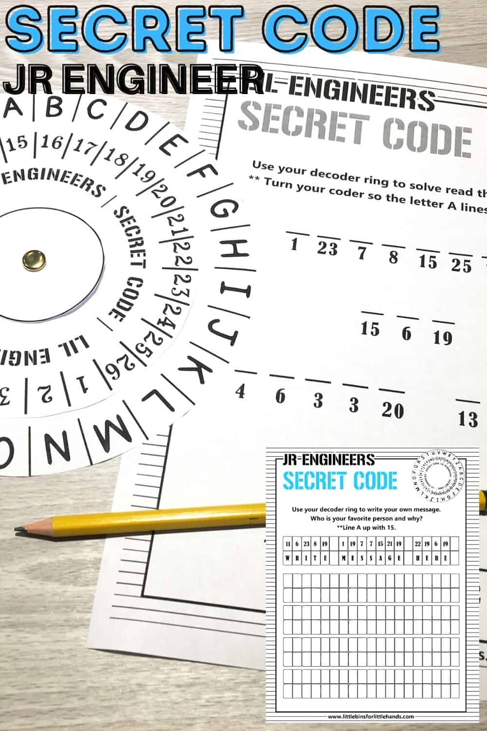 Make Your Own Secret Decoder Ring - Little Bins for Little Hands