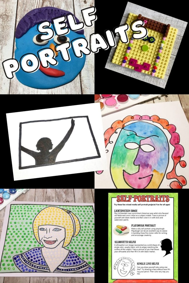 7 Self Portrait Ideas for Kids Art | Little Bins for Little Hands