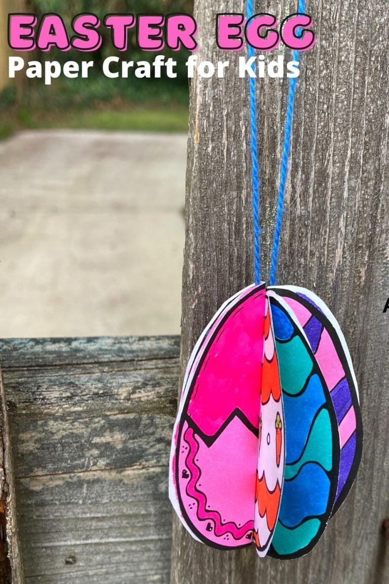 Paper Easter Egg Ornaments - Little Bins for Little Hands