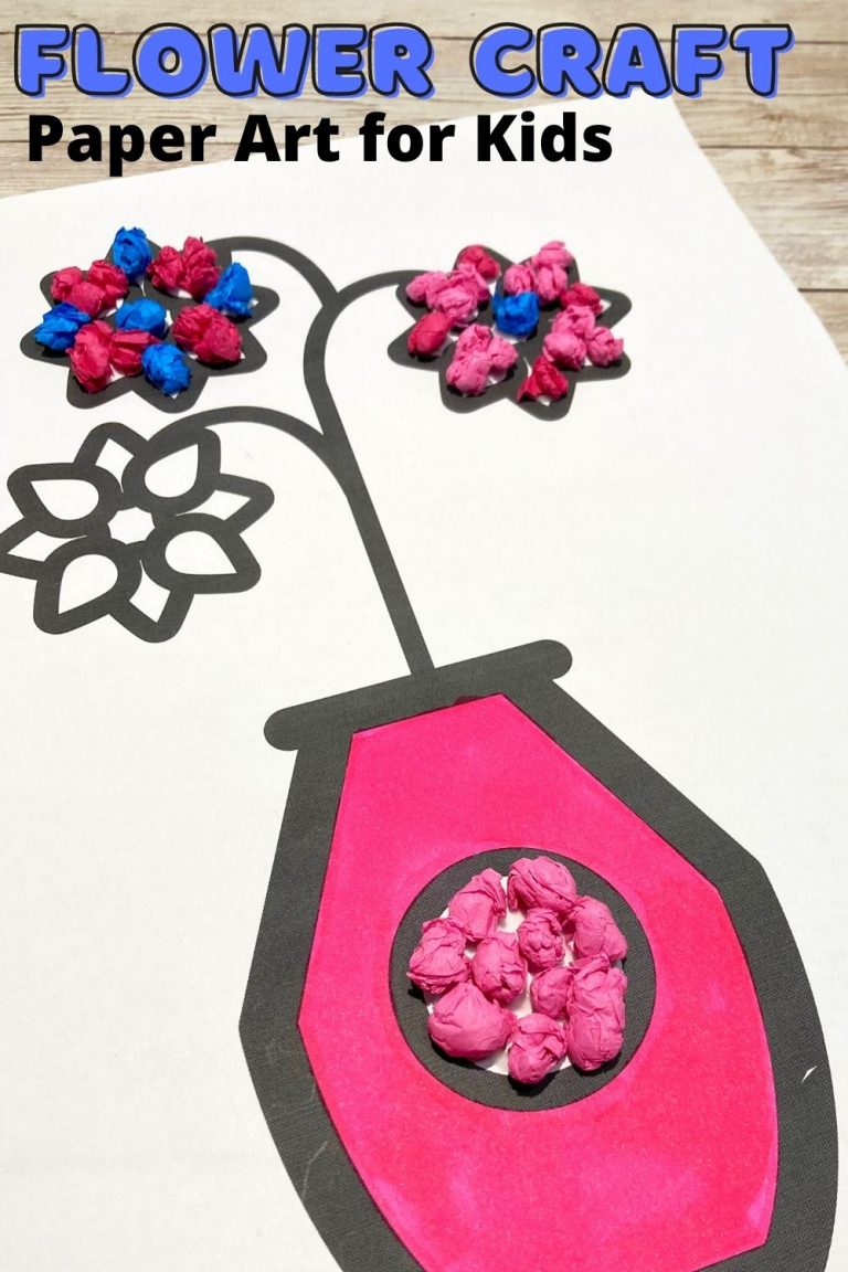 Tissue Paper Flower Art - Little Bins for Little Hands