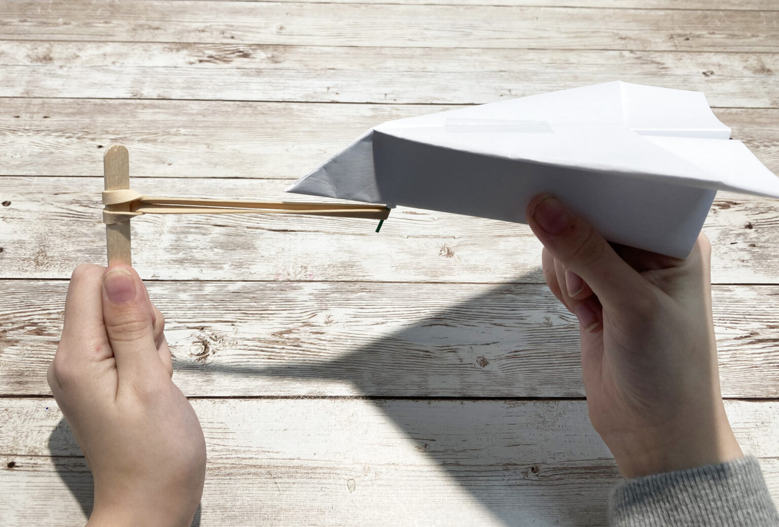 Paper Airplane Launcher - Little Bins for Little Hands