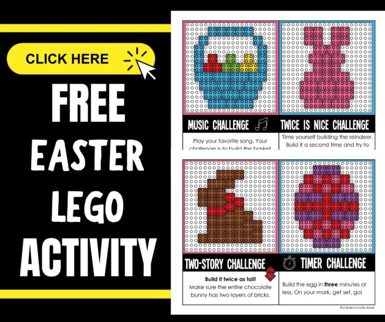 LEGO Easter Eggs: Building With Basic Bricks - Little Bins for Little Hands