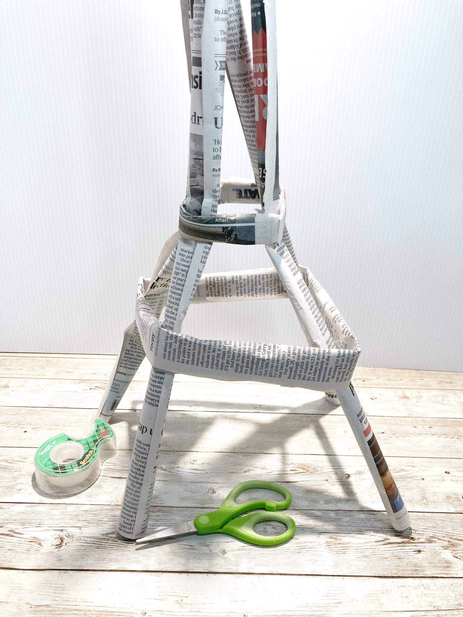 How To Make A Paper Eiffel Tower - Little Bins for Little Hands