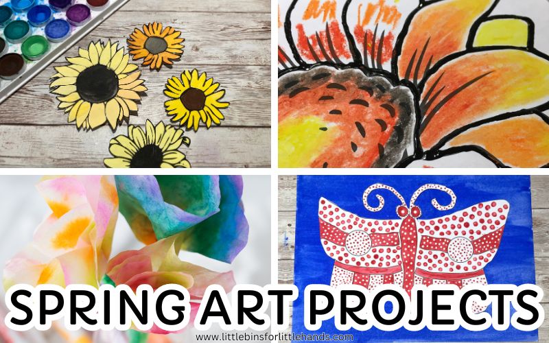 25 Easy Spring Crafts For Kids - Little Bins for Little Hands