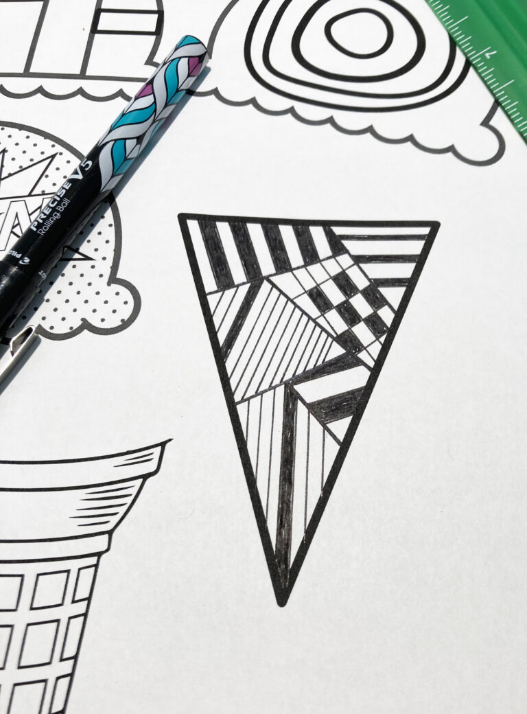 Printable Ice Cream Art Project - Little Bins for Little Hands