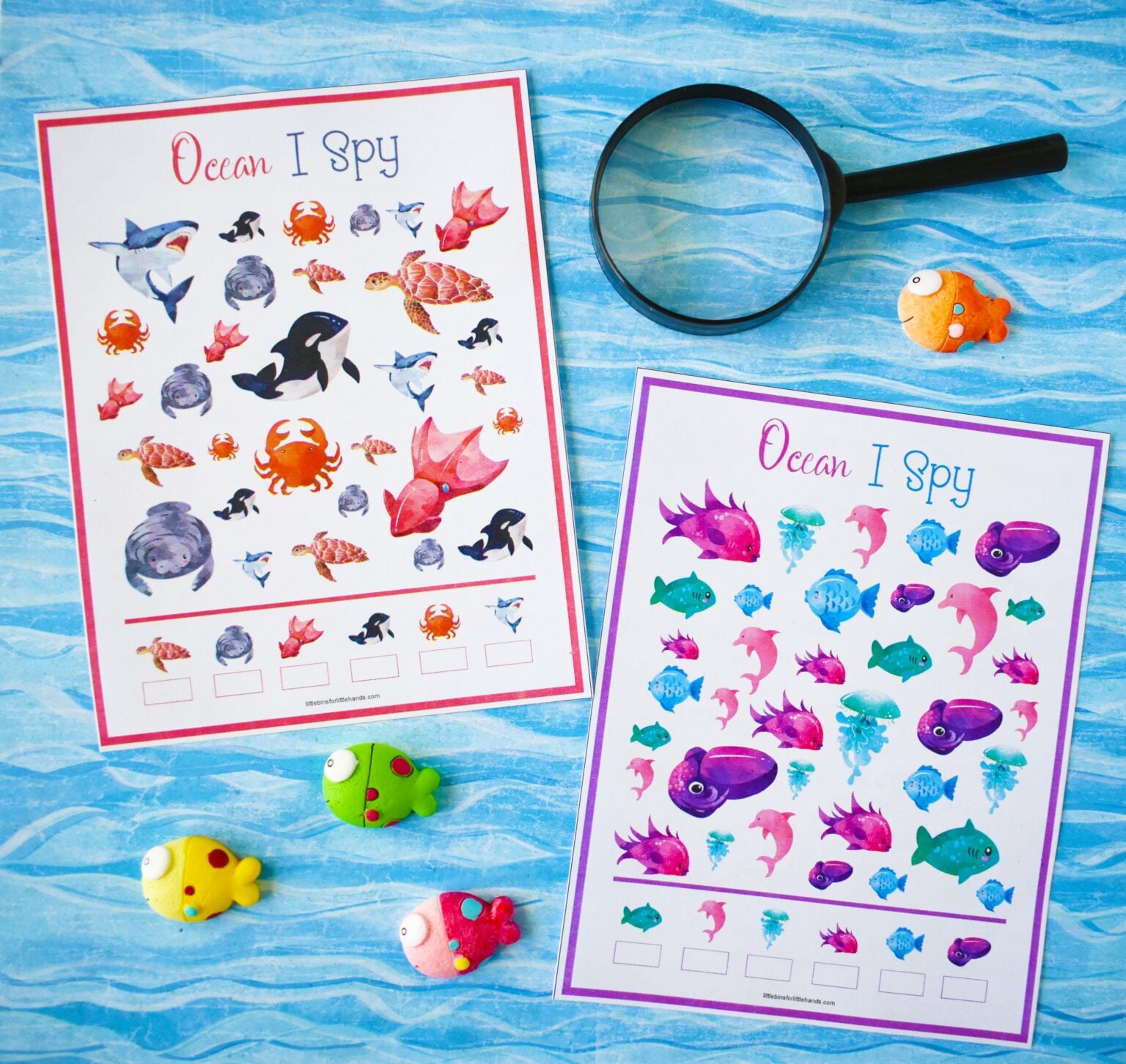 Ocean Animals For Kids - Little Bins for Little Hands
