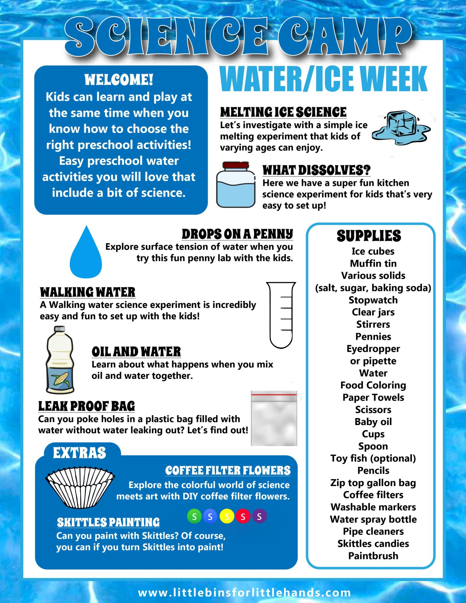 100+ Summer Camp Activities For Kids - Little Bins for Little Hands